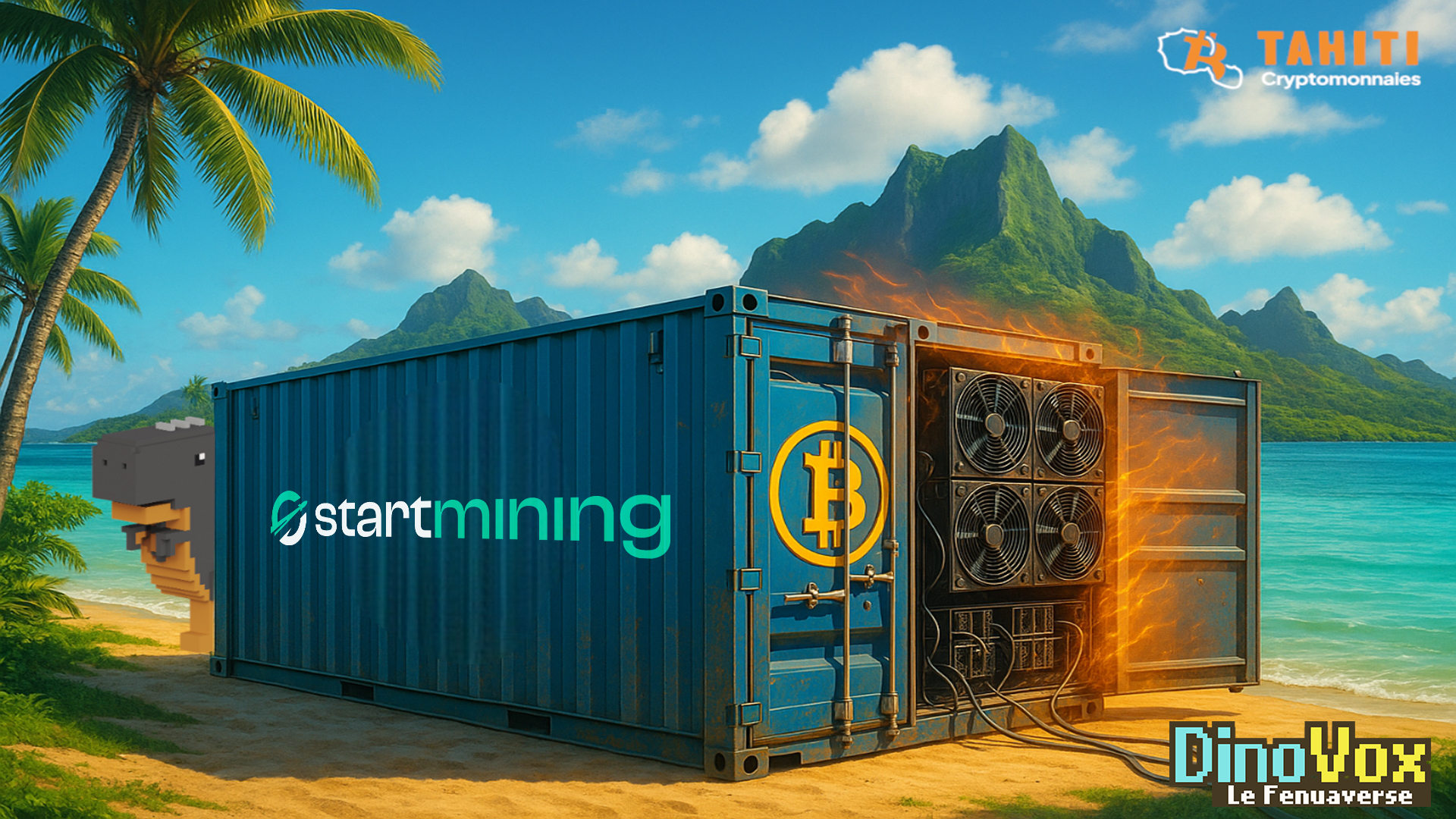 Minage de Bitcoin : DinoVox s'associe à Start Mining pour amener BTC à tous les polynésiens ...